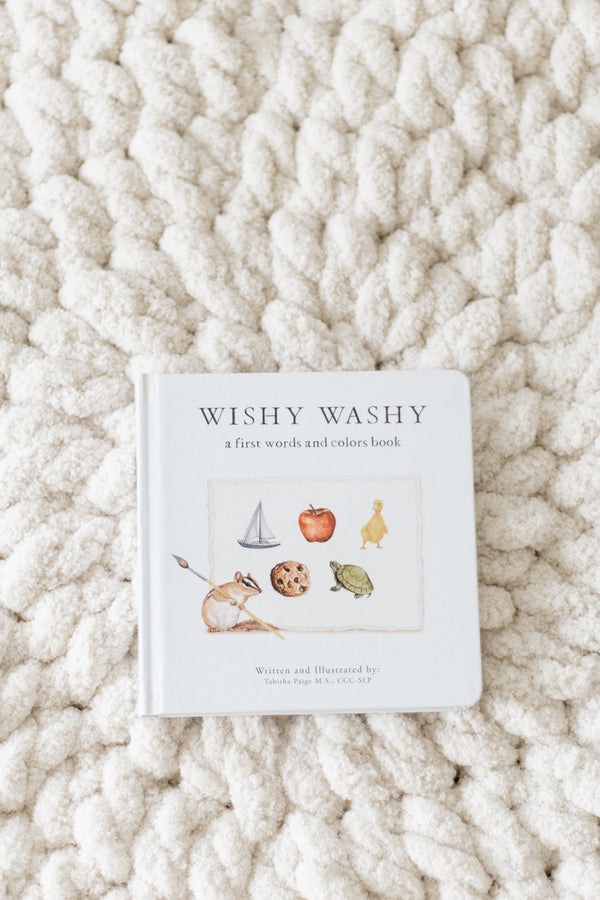 Wishy Washy - A first words and colors book - ShopMyLittleSongbird
